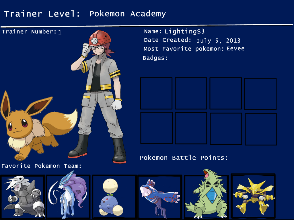 Pokemon trainers Ranking :: PokemonIndigoElementTeam